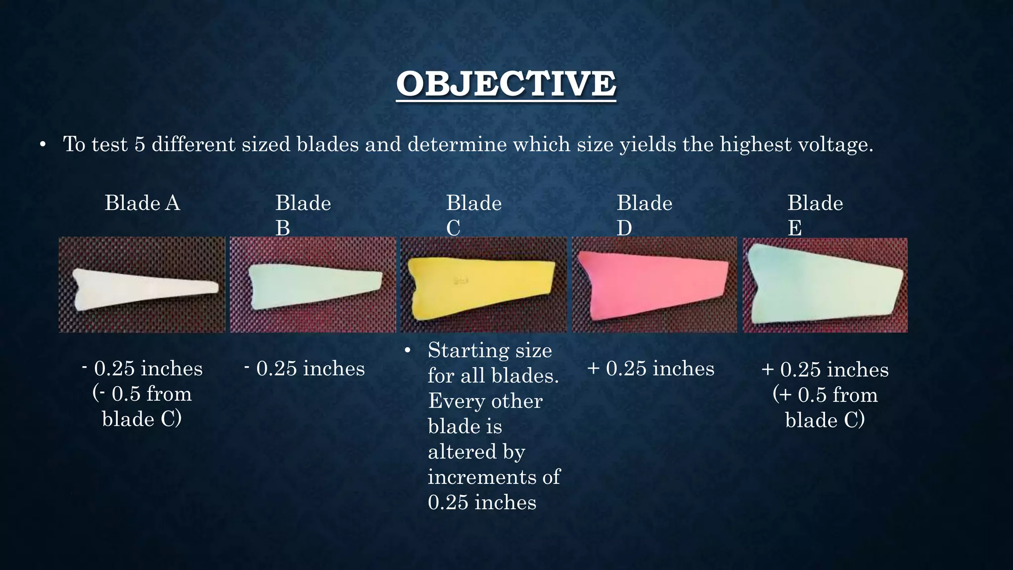 Wind turbine project experiment | PPTX