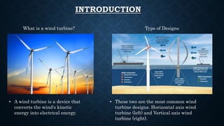 Wind turbine project experiment | PPTX