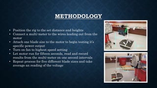Wind turbine project experiment | PPTX