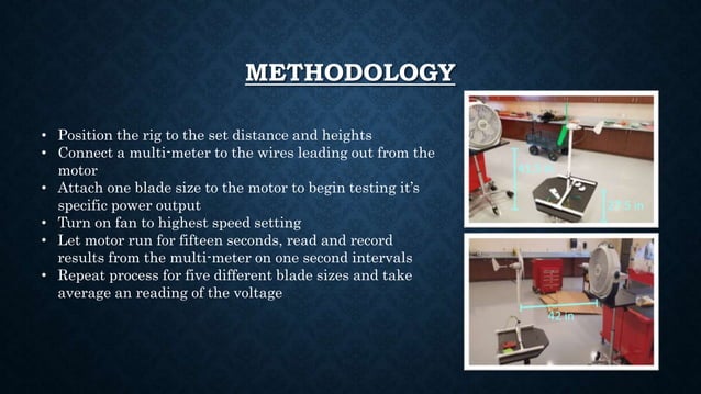 Wind turbine project experiment | PPTX