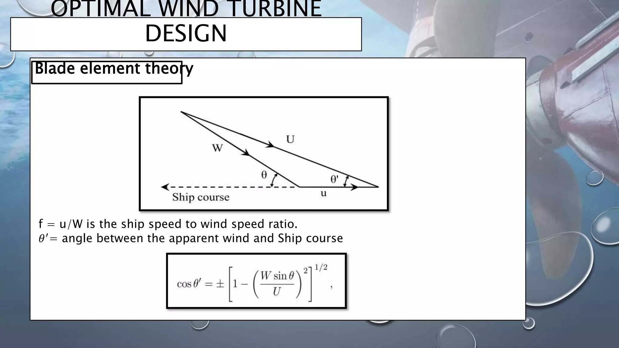 Wind Turbine Propulsion of Ships (1).pptx