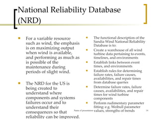 Wind turbine reliability | PPT