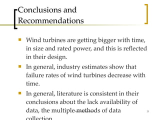 Wind turbine reliability | PPT
