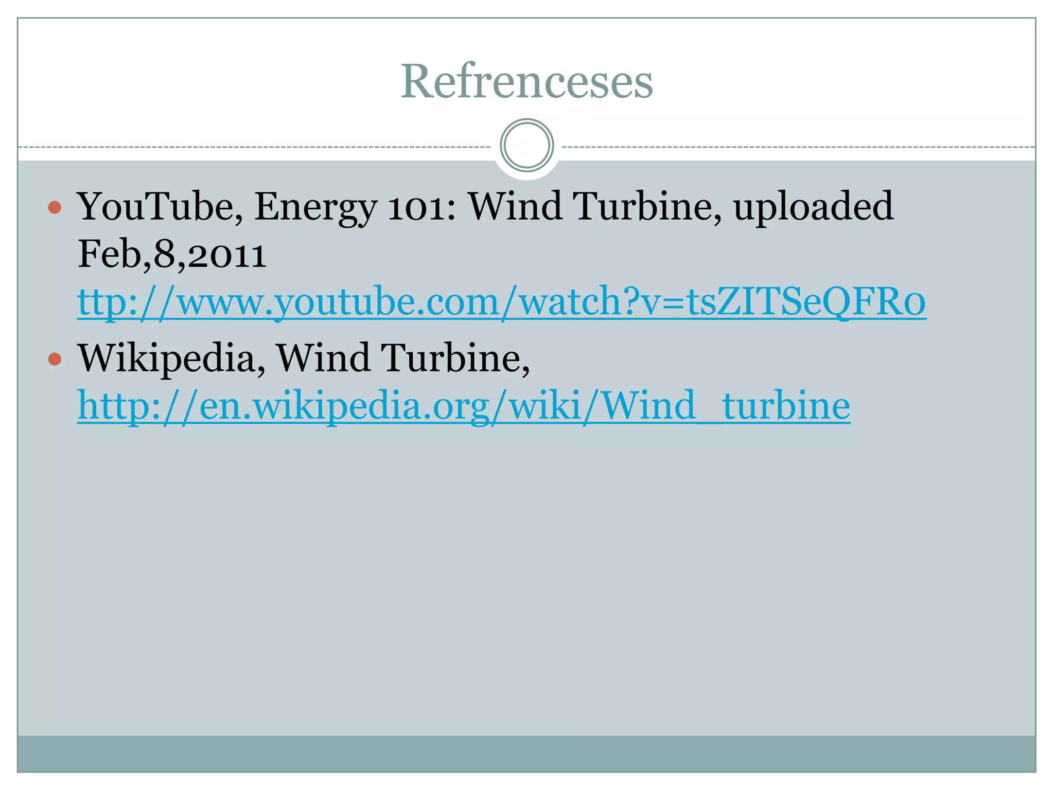 Wind Turbines | PPTX | Technology & Computing