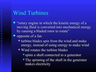 Wind turbines basics & betz law | PPT