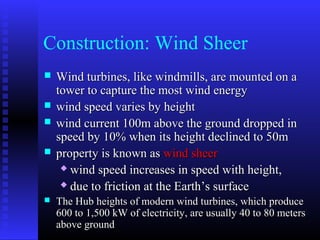 Wind turbines basics & betz law | PPT