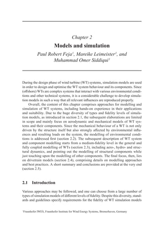 Wind Turbine System Design_ Volume 1_Diseño | PDF