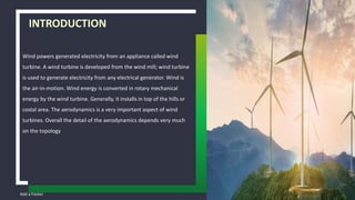 Wind TURBINE WORKING PRINCIPLE & Renewable Power Energy.pptx