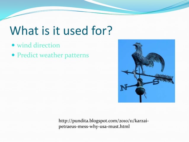 Wind vanes pd. 5 | PPT