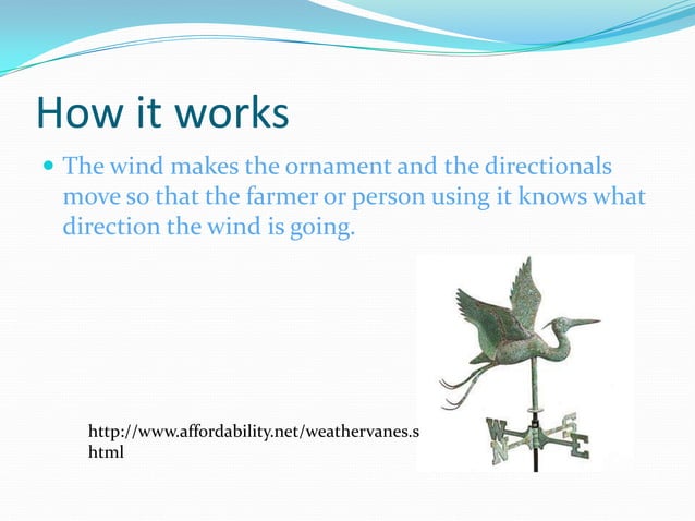 Wind vanes pd. 5 | PPT