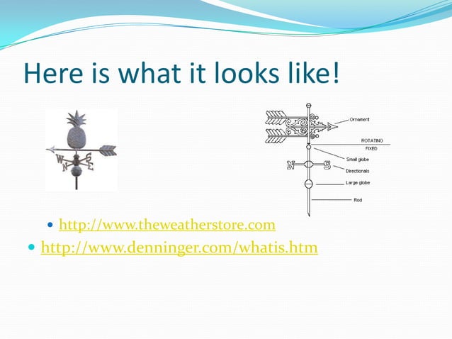 Wind vanes pd. 5 | PPT