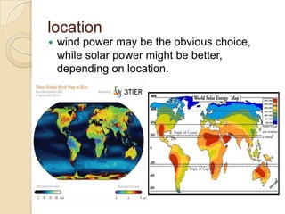 Wind vs solar | PPTX
