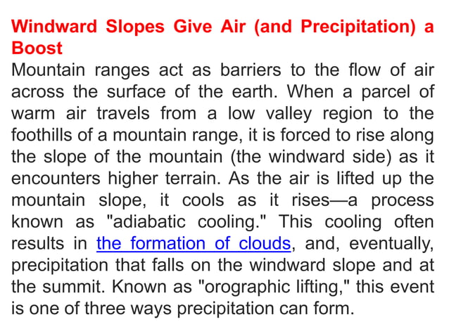 windward and leeward lesson in earth sci.pptx | Weather | Science