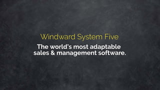 Windward Software Overview | PPT