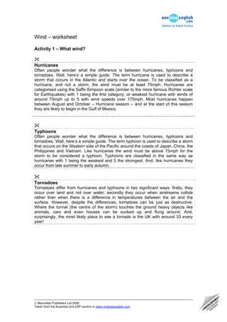 G8 k-12 Wind worksheet | PDF