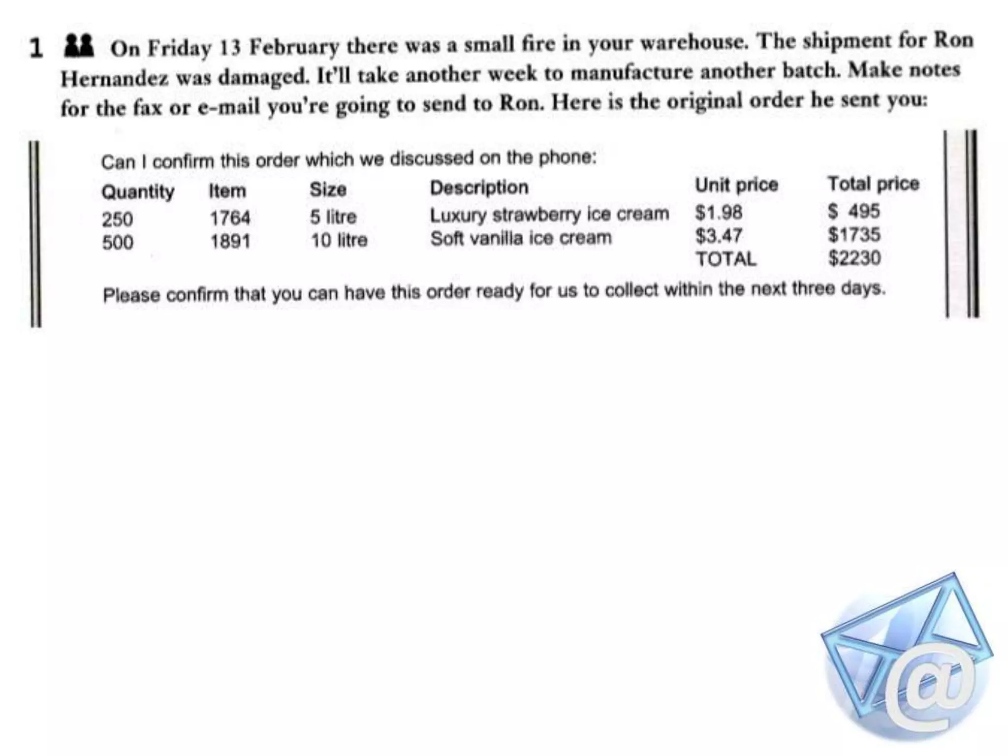 Sorting out problems by email | PPTX