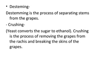 Enology - Wine | PPT