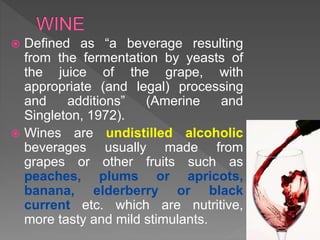 Wine and human health | PPTX