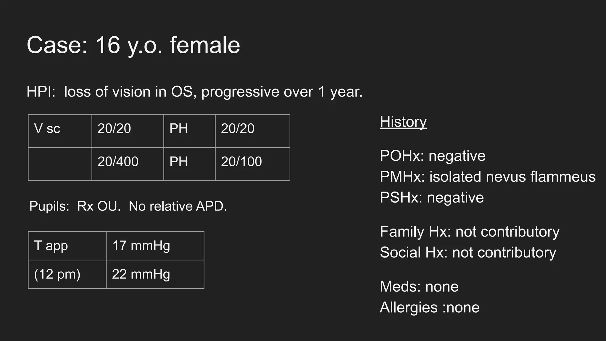 Ophthalmic Manifestations of Sturge Weber Syndrome: A Case Study | PPT