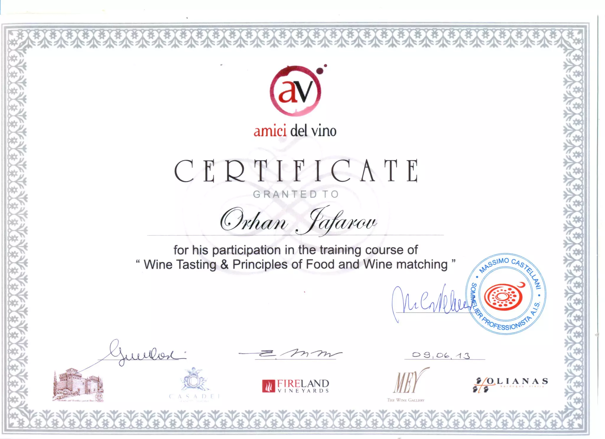 Wine certificate | PDF
