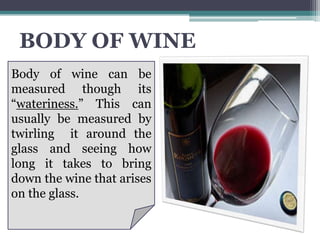 Wine evaluation | PPTX