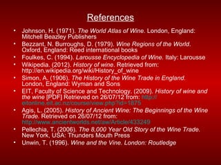 Wine exportation versus importation | PPT