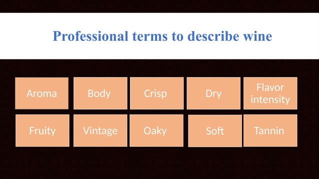 Wine presentation with description ppt full | PPTX