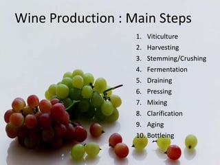 Wine production | PPTX