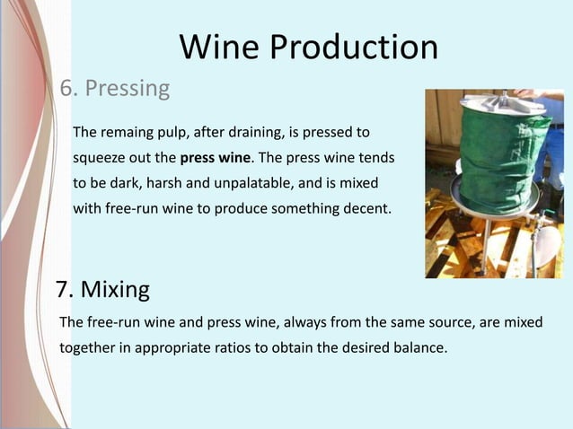 Wine production yoann chelin | PPT