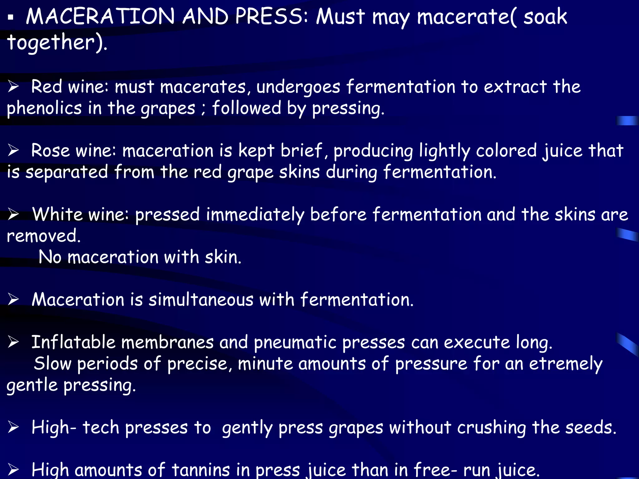 Wine producttion | PPTX