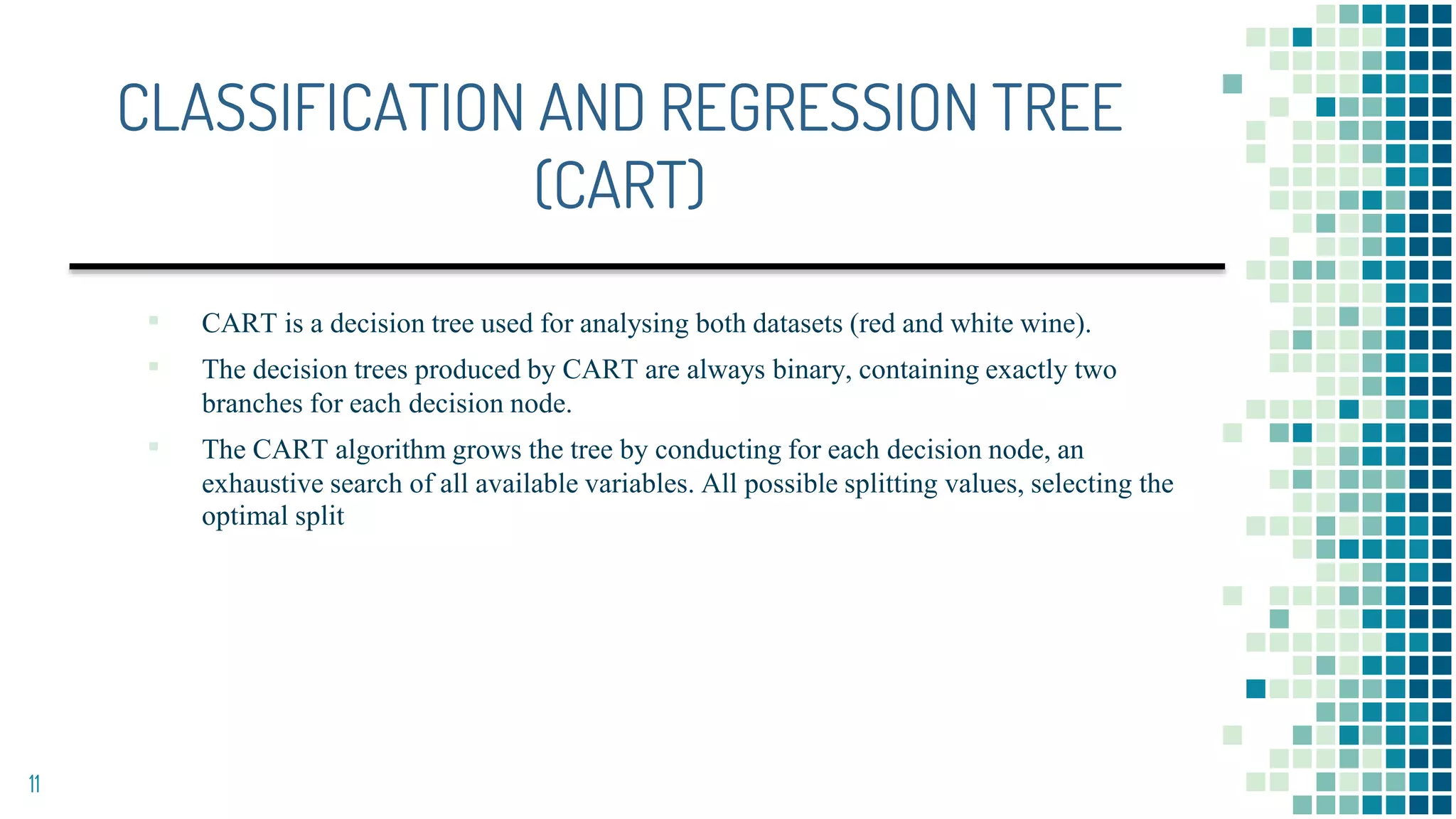 Wine Quality Analysis Using Machine Learning | PPTX