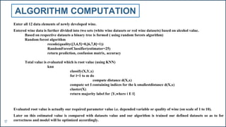 Wine Quality Analysis Using Machine Learning | PPTX