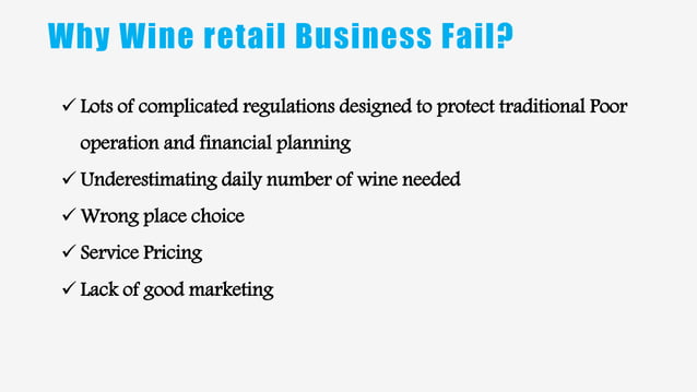 Wine retail business plan | PPTX | Business Accounting & Finance | Business