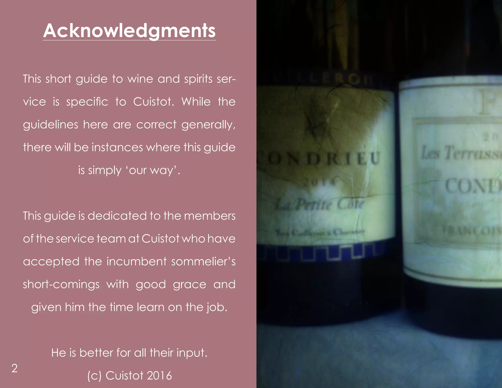 Restaurant Wine & Spirits Service: The Basics | PDF