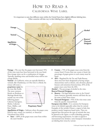 Wine service training | PDF | Gardening | Home & Garden