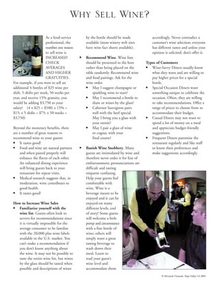 Wine service training | PDF | Gardening | Home & Garden