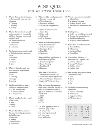 Wine service training | PDF | Gardening | Home & Garden