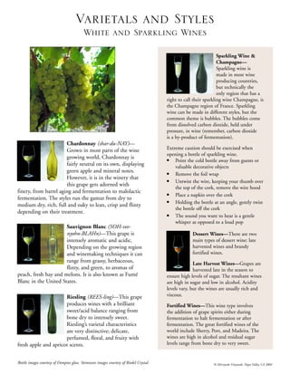 Wine service training | PDF | Gardening | Home & Garden