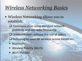 Wireless Network | PPT