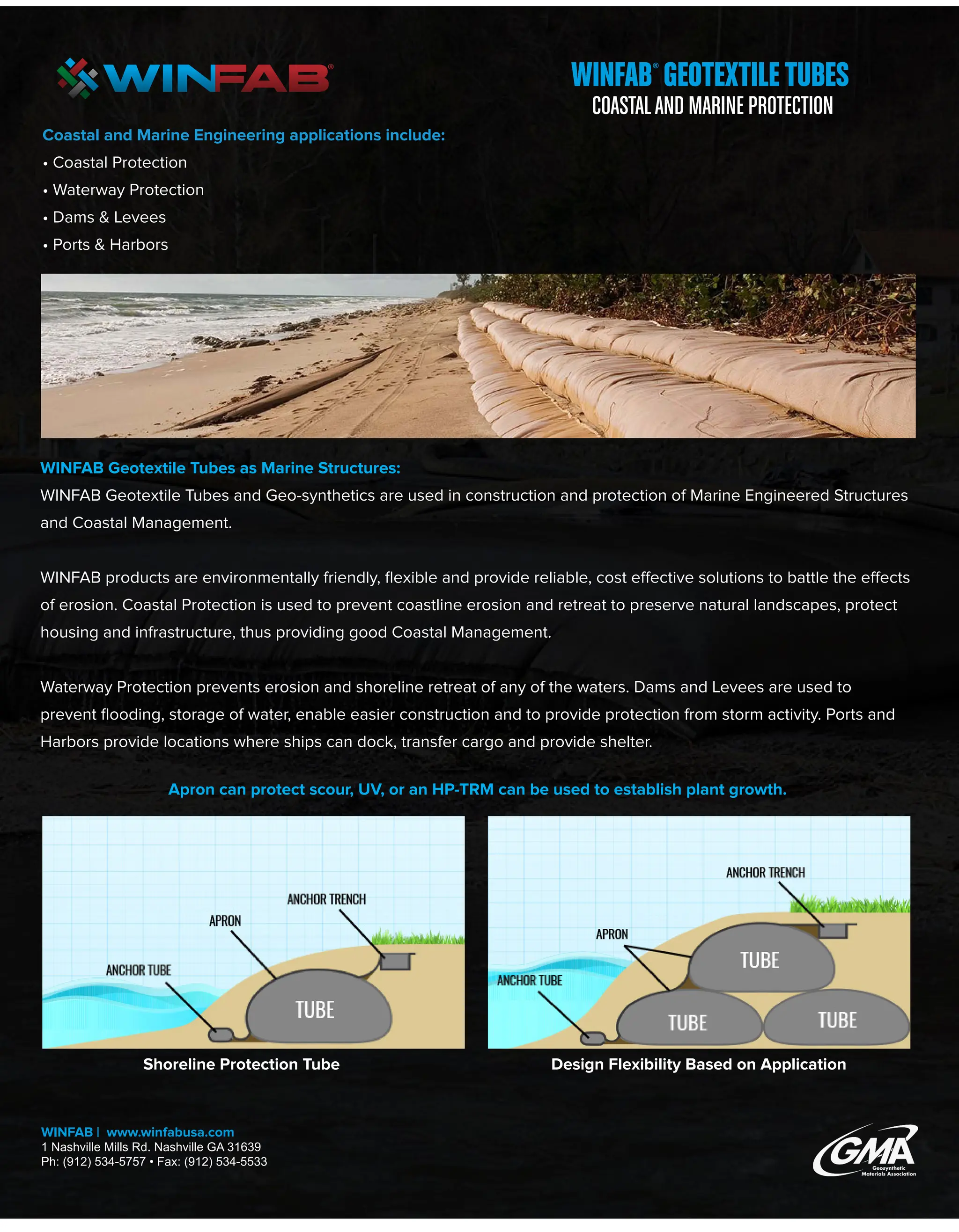 WINFAB®-Geotextile-Tubes - Custom Fabrication Services | PDF