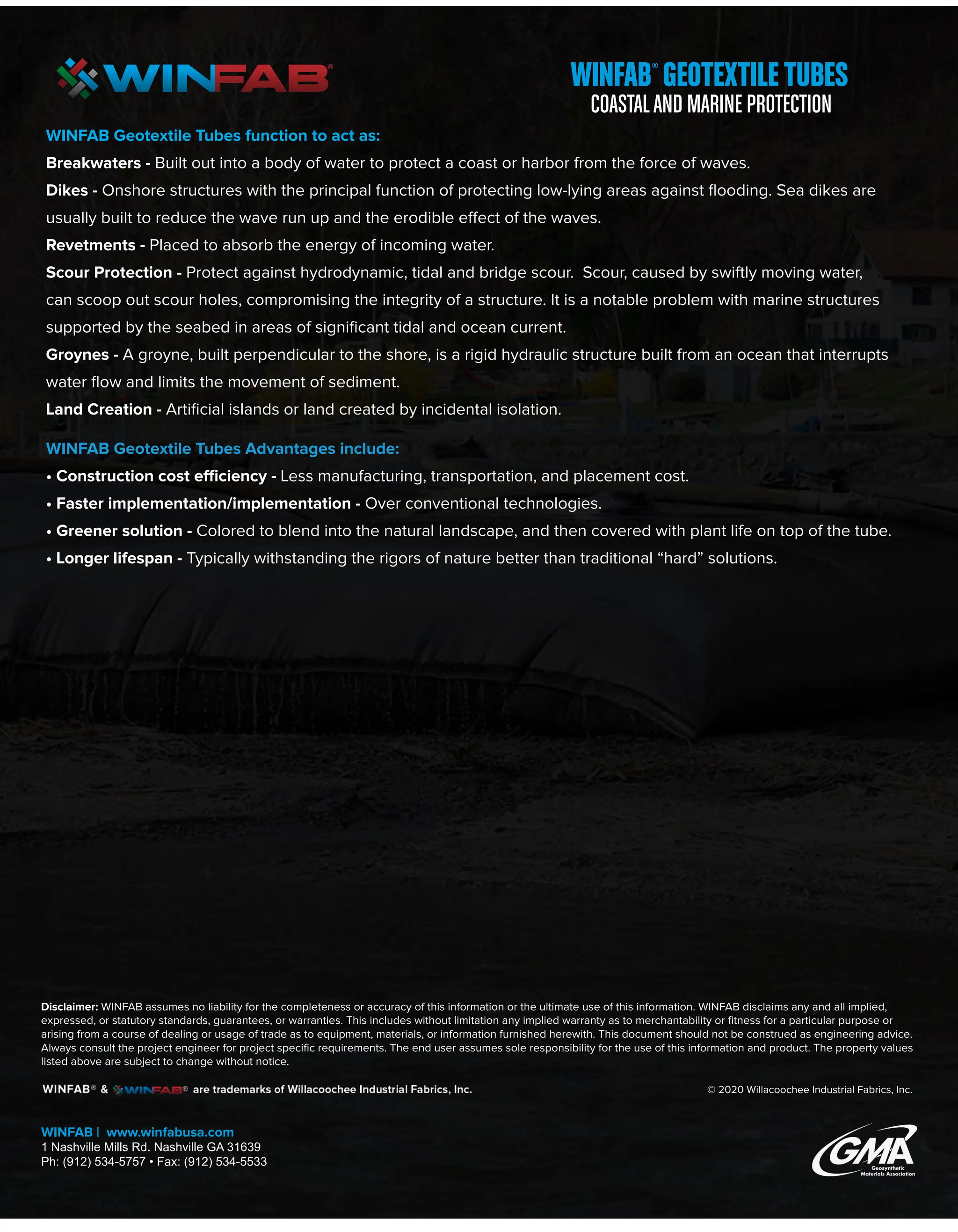WINFAB®-Geotextile-Tubes - Custom Fabrication Services | PDF