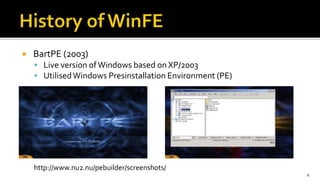 WinFE: The (Almost) Perfect Triage Tool | PPTX