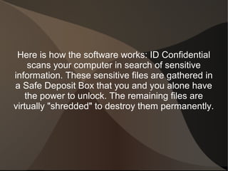 Winferno: Protecting Personal Information | PPT