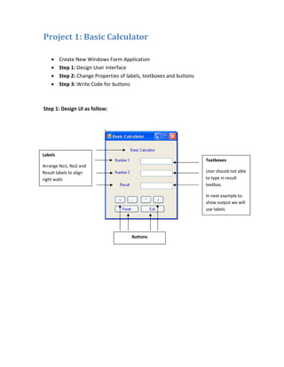 Windows Forms For Beginners Part - 1 | PDF