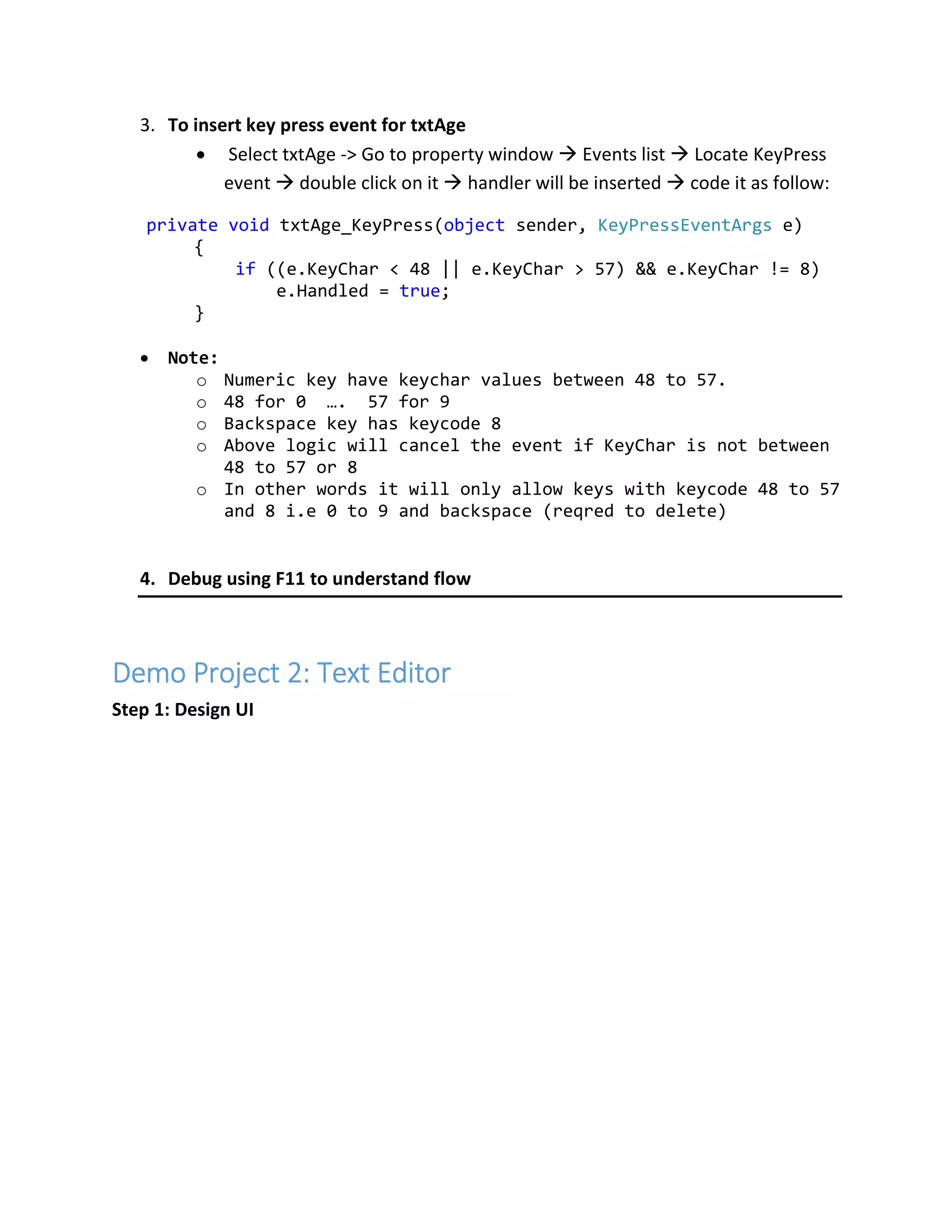 Windows Forms For Beginners Part 5 | PDF