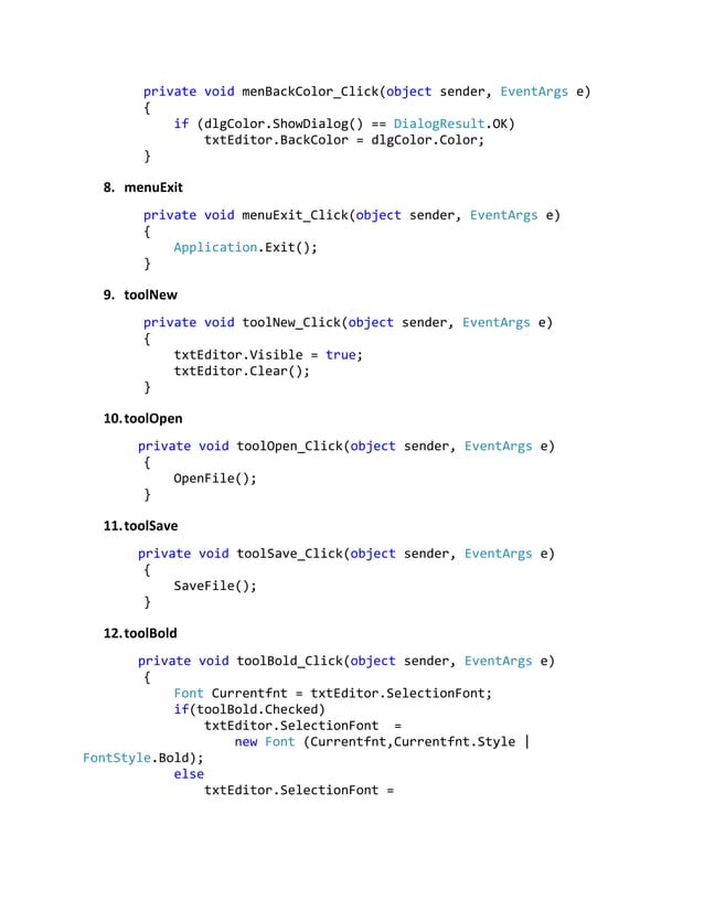 Windows Forms For Beginners Part 5 | PDF