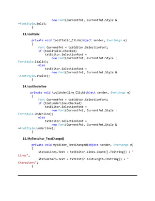 Windows Forms For Beginners Part 5 | PDF
