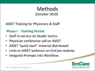 AIDET C-2-C Flip | PPTX | Email | Internet