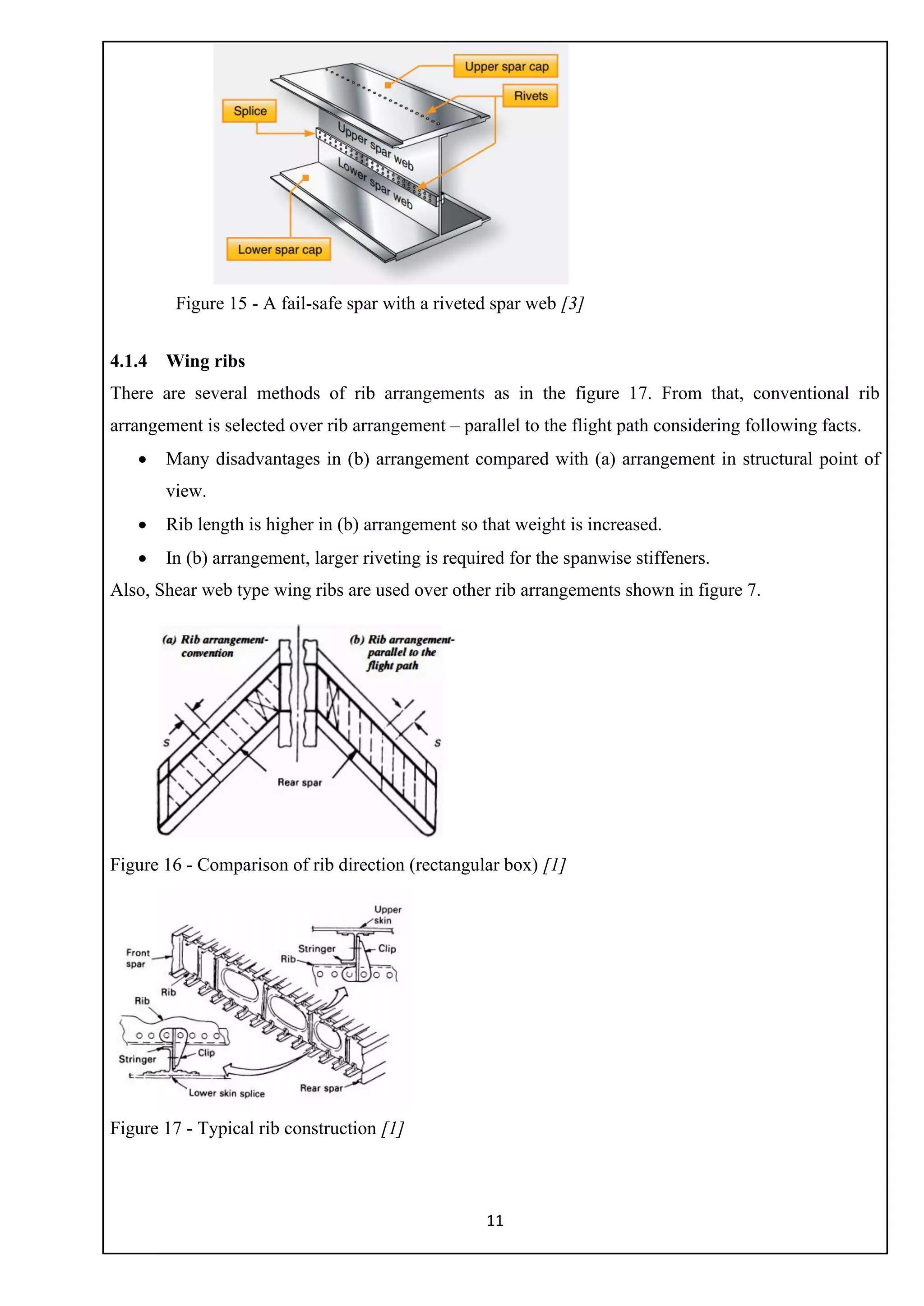 PRELIMINARY DESIGN APPROACH TO WING BOX LAYOUT AND STRUCTURAL ...