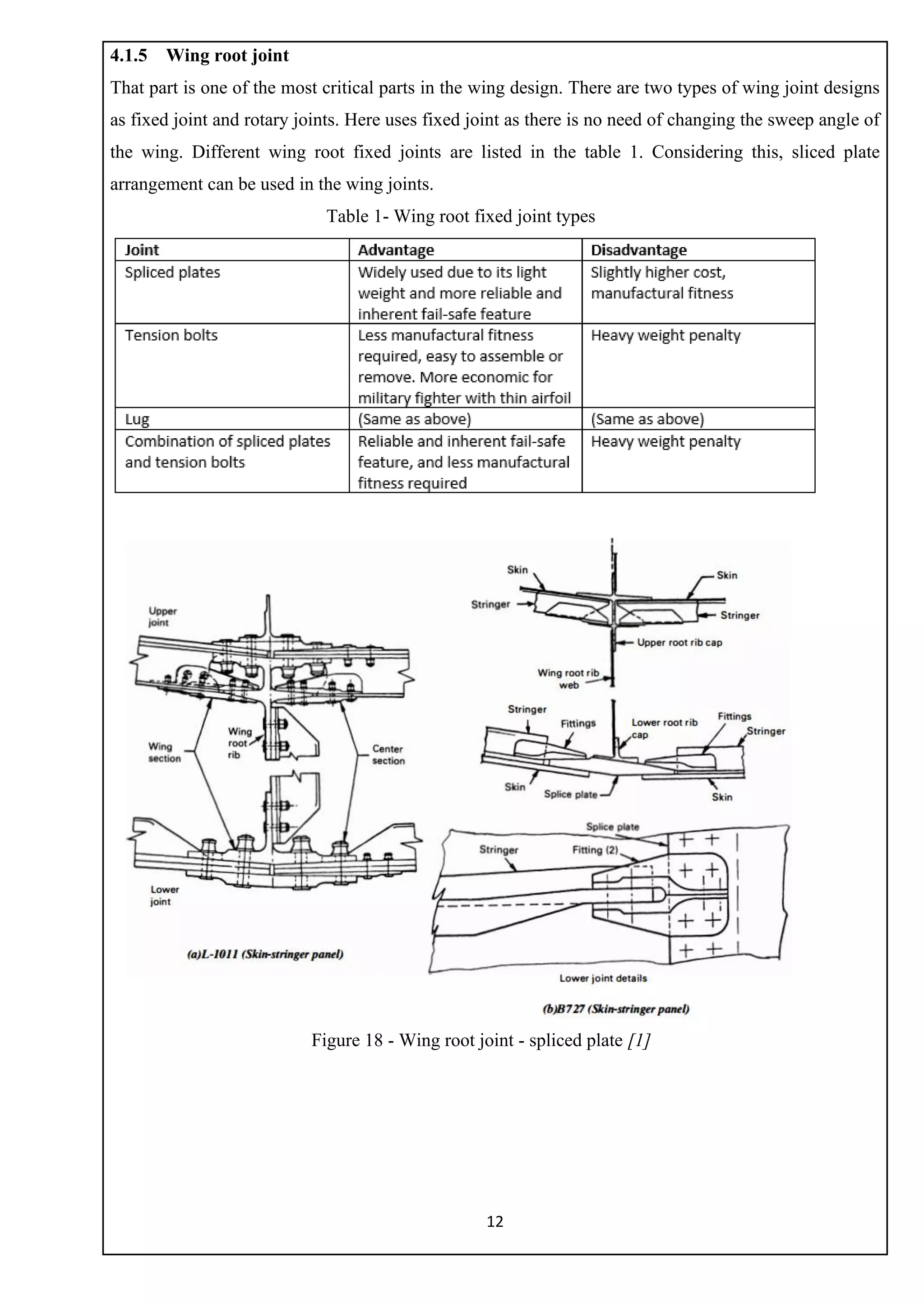 PRELIMINARY DESIGN APPROACH TO WING BOX LAYOUT AND STRUCTURAL ...